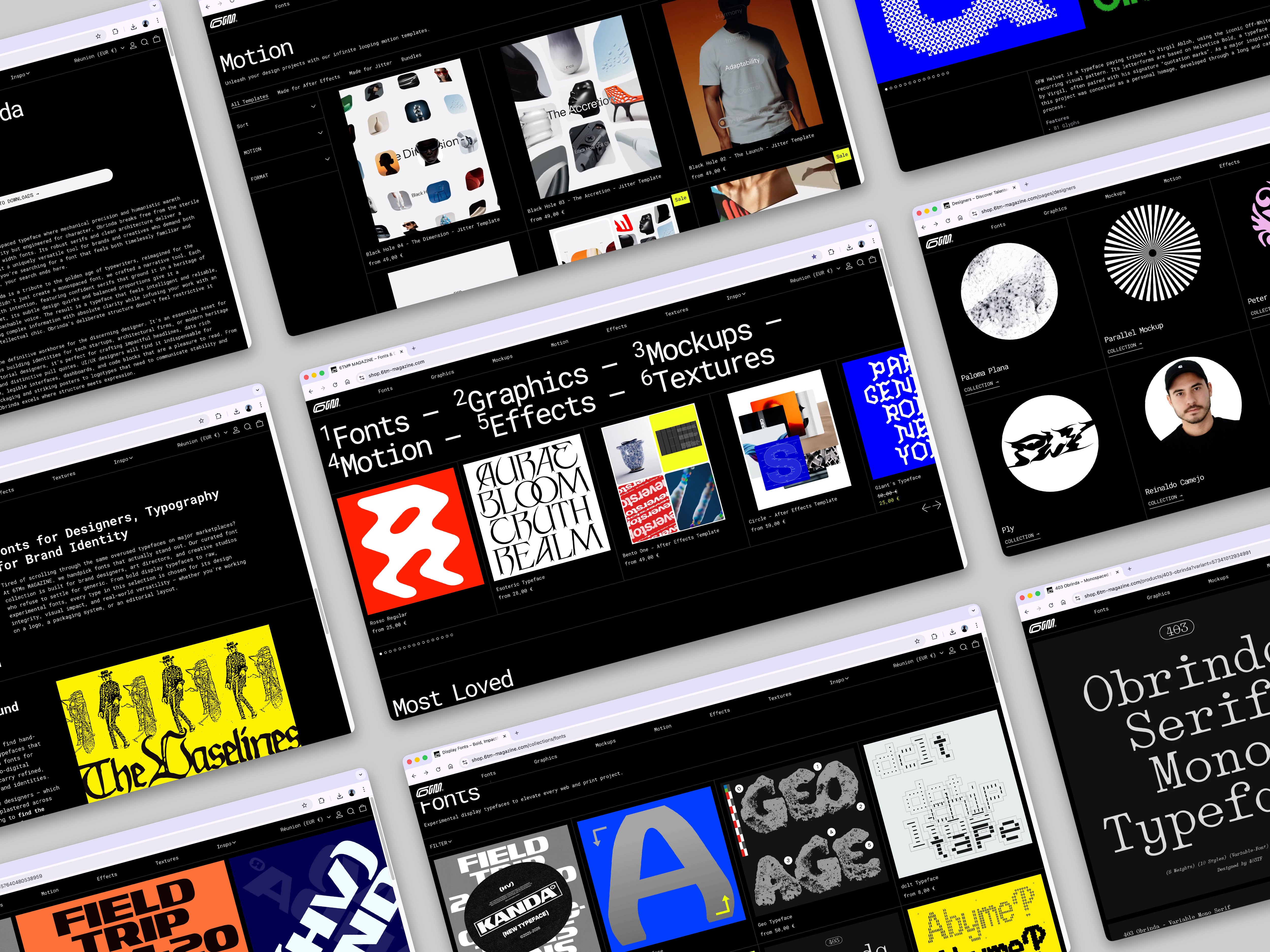 6TM® MAGAZINE – Fonts & Design Resources for Creators
