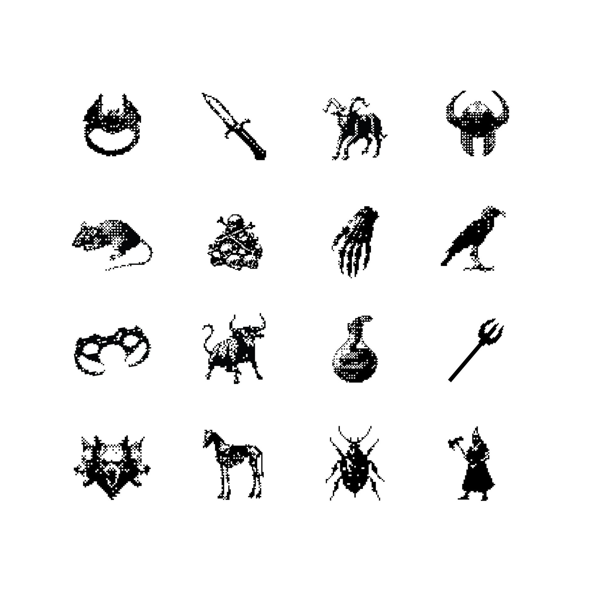 Dark Aesthetic Dithering – 240 Sinister Graphics for Bold Designs – 6TM ...