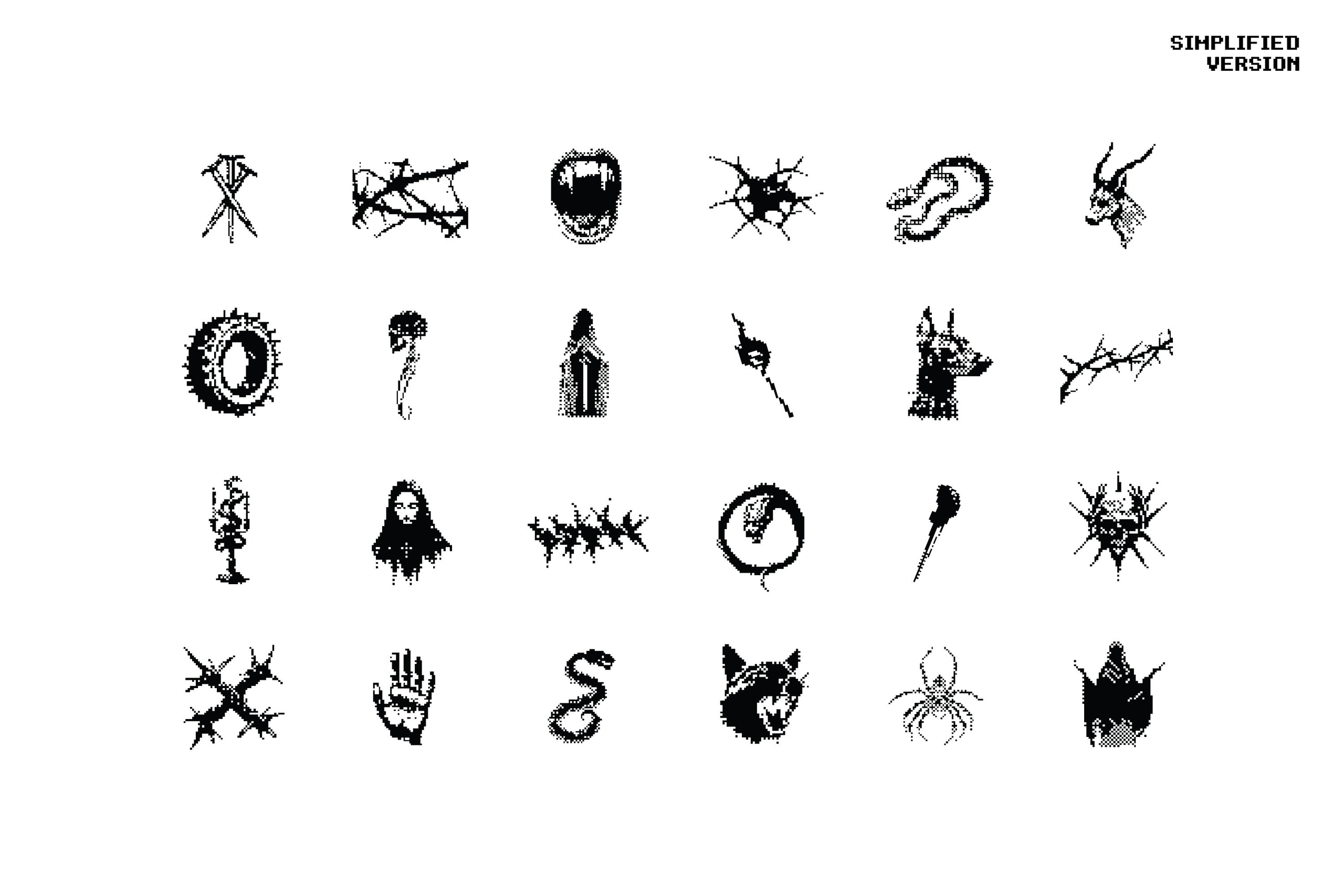 Dark Aesthetic Dithering – 240 Sinister Graphics for Bold Designs – 6TM ...