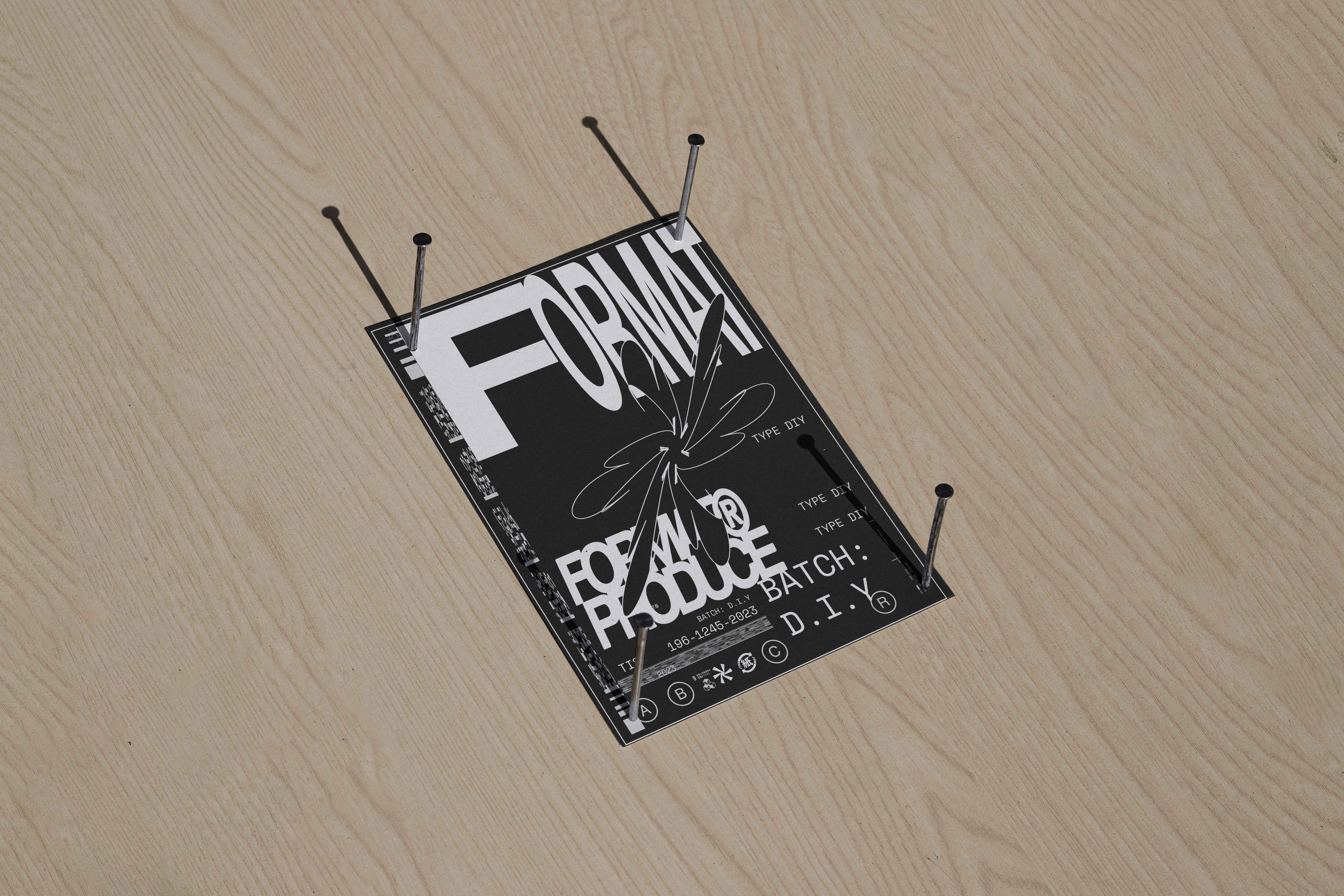 DIY Poster Mockup – Industrial-Style Branding for Bold Designs – 6TM ...