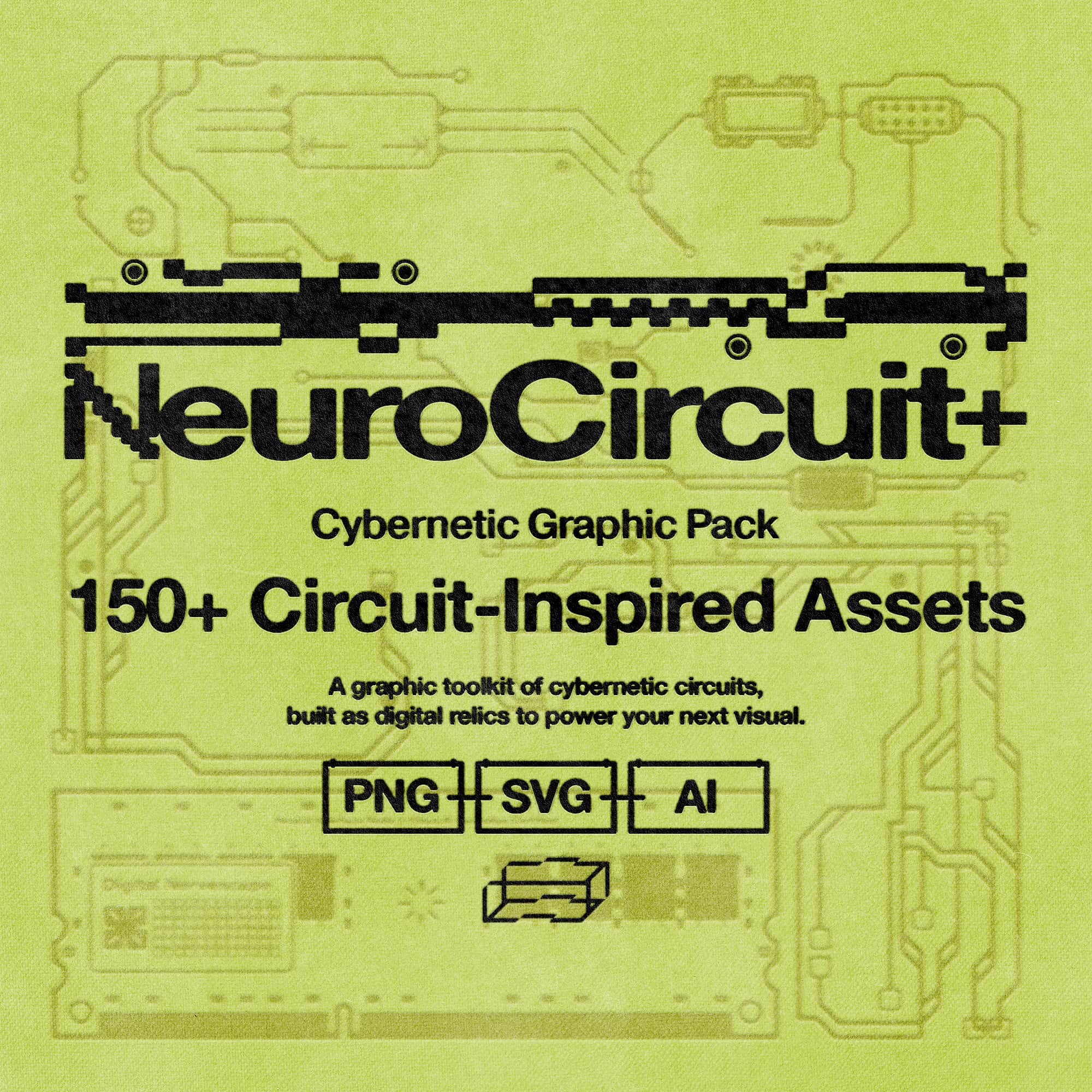 NeuroCircuit+ Cybernetic Circuit Graphic Asset Pack – 6TM® MAGAZINE