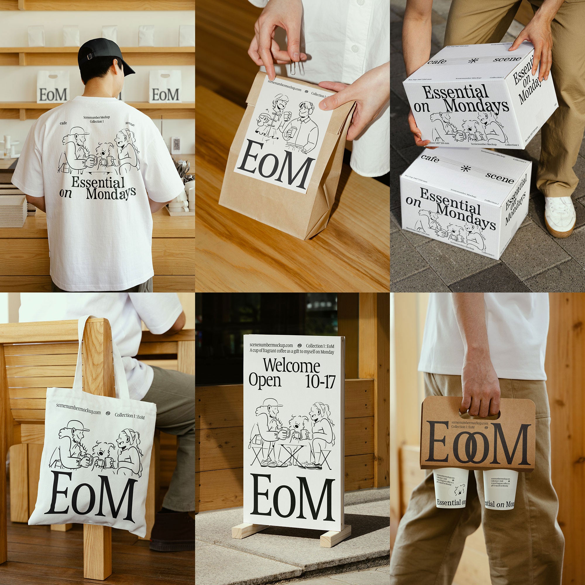 Cosy Mockups Bundle – Customizable PSD for Clean, Modern Branding – 6TM ...
