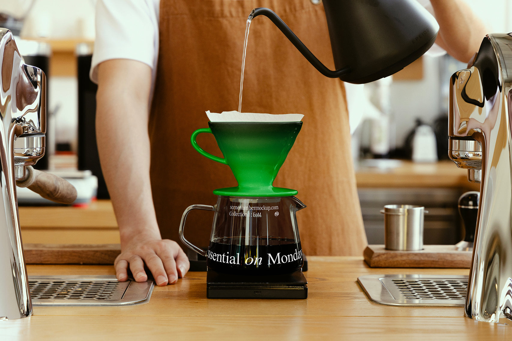 Coffee Dripper Mockup – Customizable PSD for Clean, Modern Branding ...