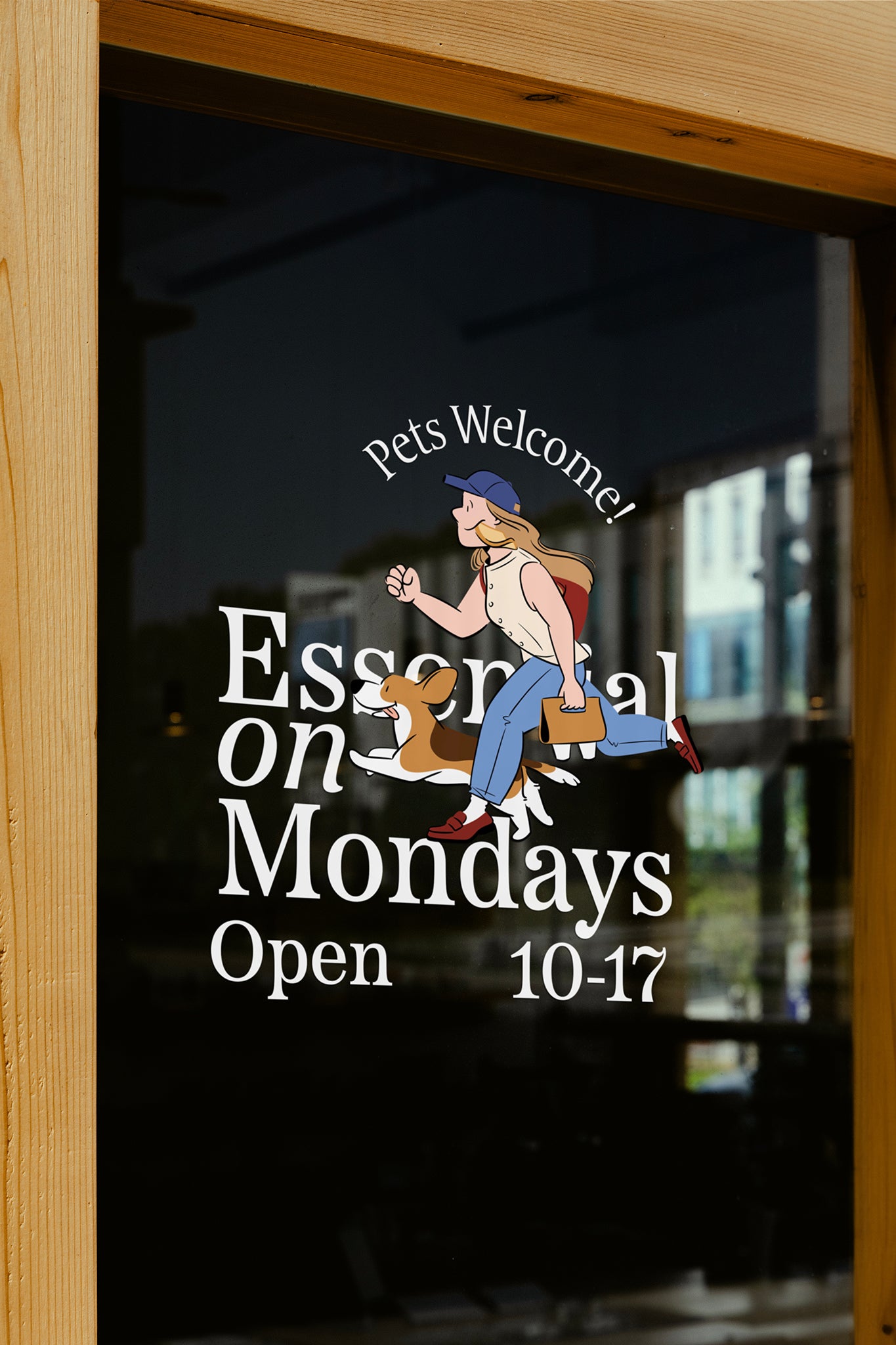 Window Sign Mockup – Customizable PSD for Clean, Modern Branding – 6TM ...