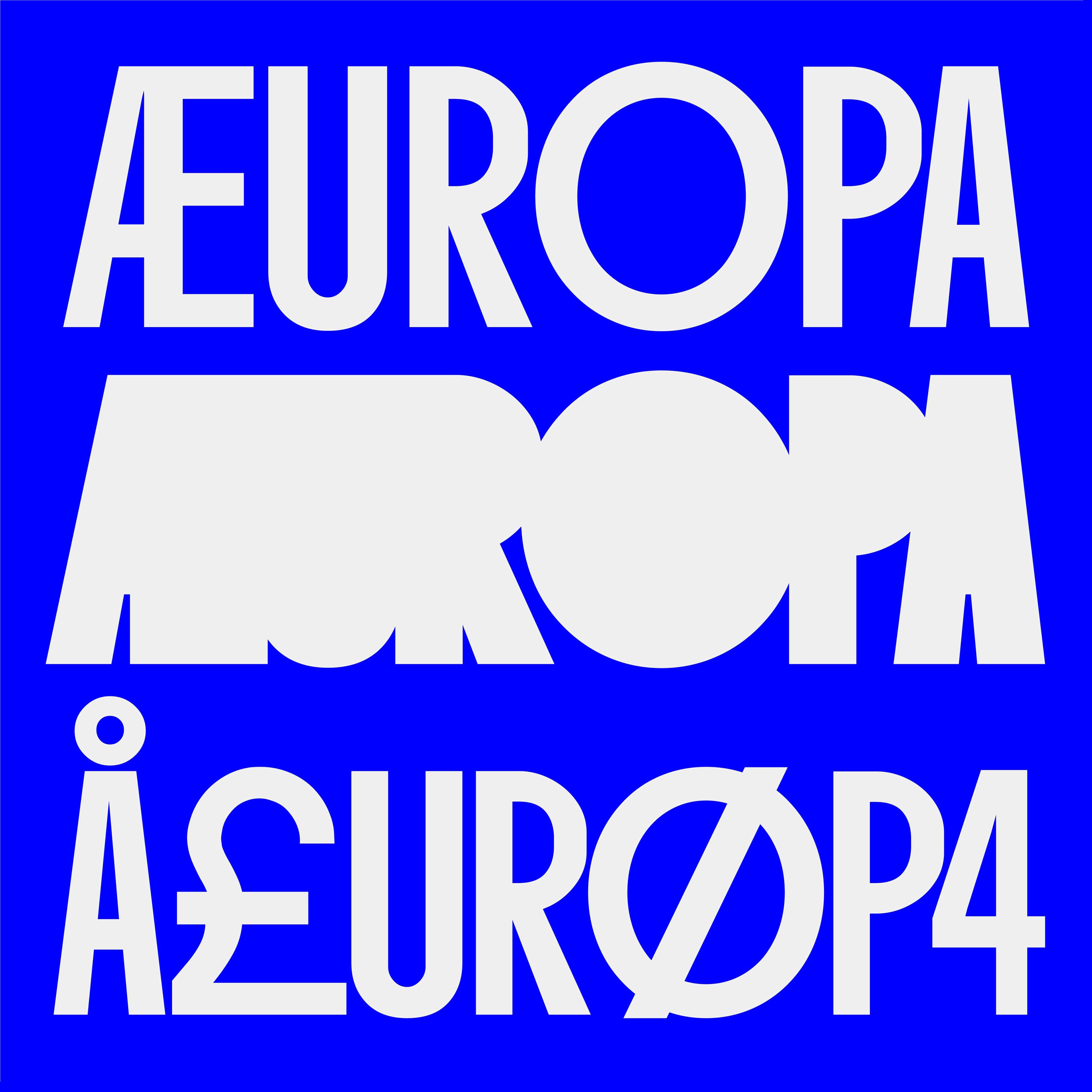 ÆUROPA – Modern Condensed Typeface with European Accents – 6TM® MAGAZINE