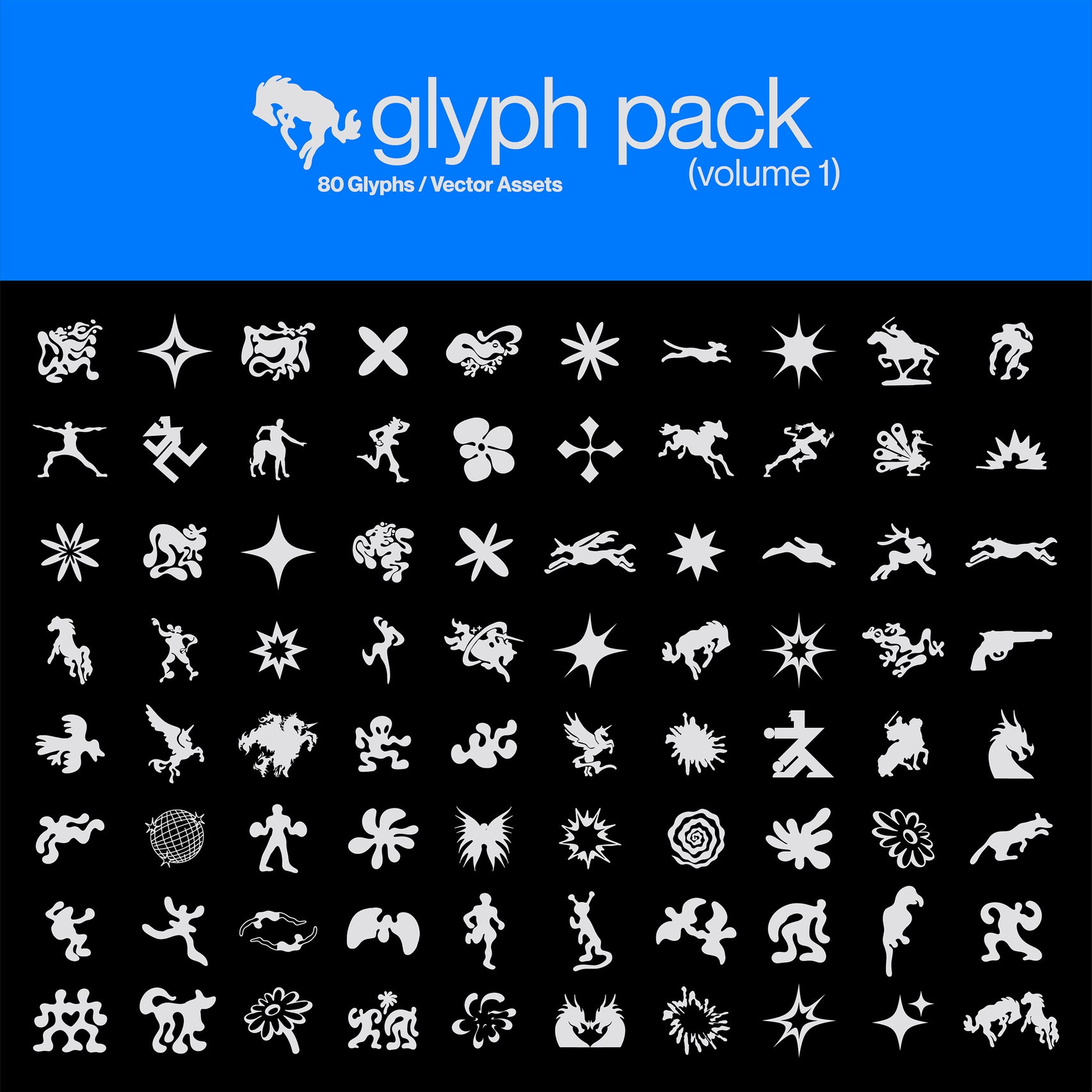 Glyphs Pack – 80 Whimsical Icons to Energize Your Design Projects – 6TM ...