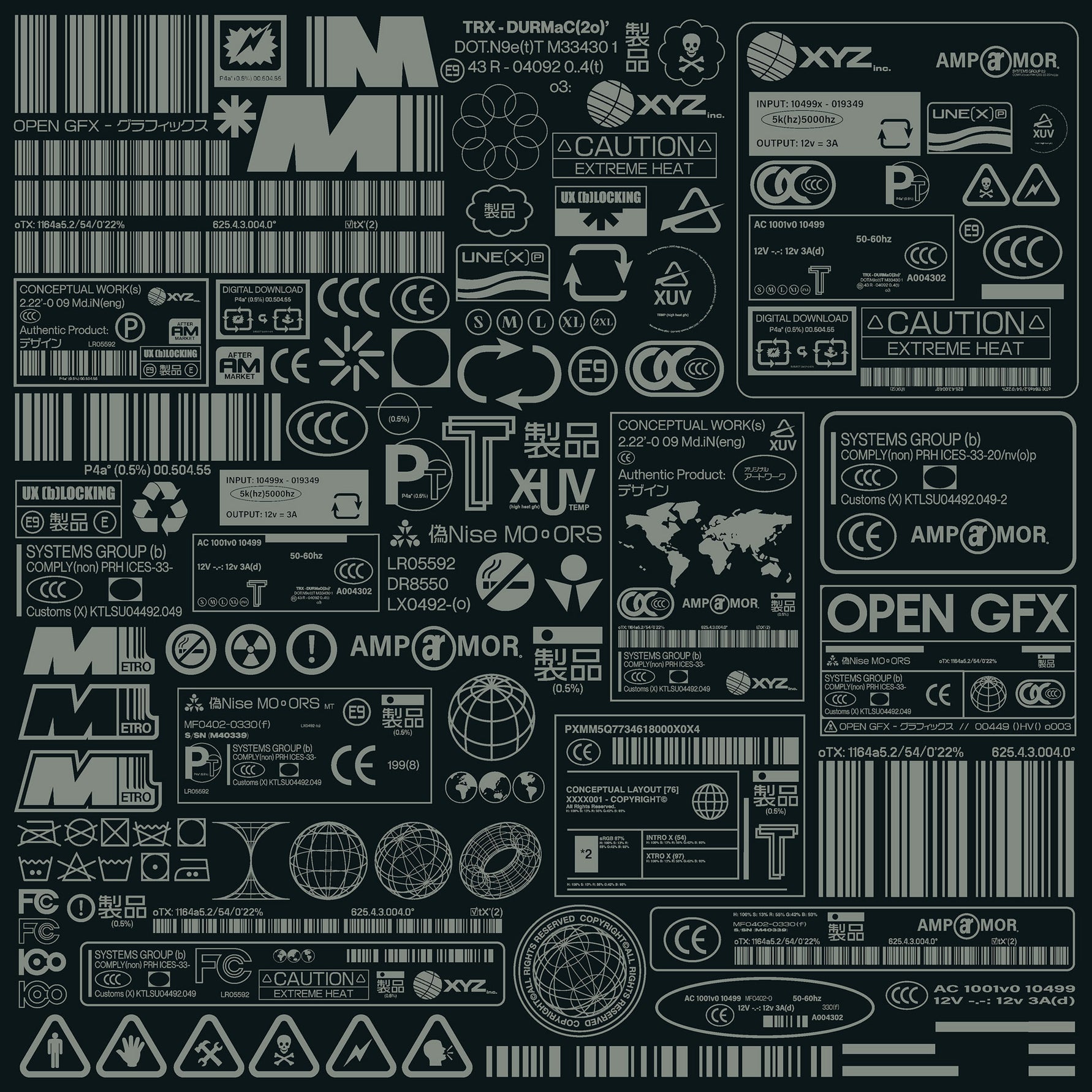 Label Asset Pack – 100+ Technical Labels for Sleek Designs – 6TM® MAGAZINE