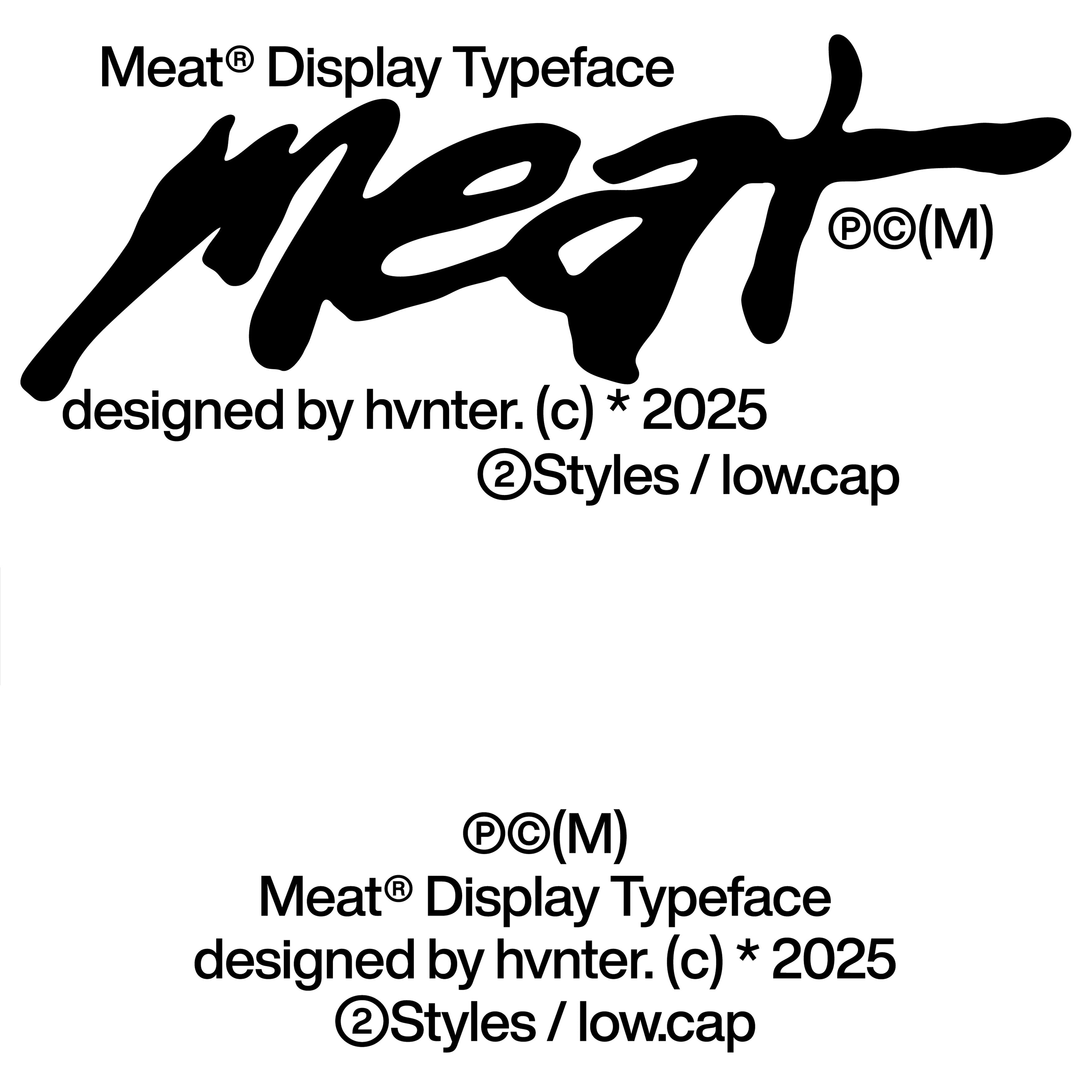Meat Display Bold Hand Drawn Typeface With Gritty Style 6tm Magazine